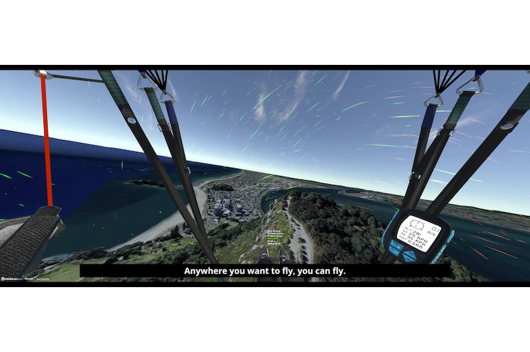Mount Paragliding VR with Video analysis coaching